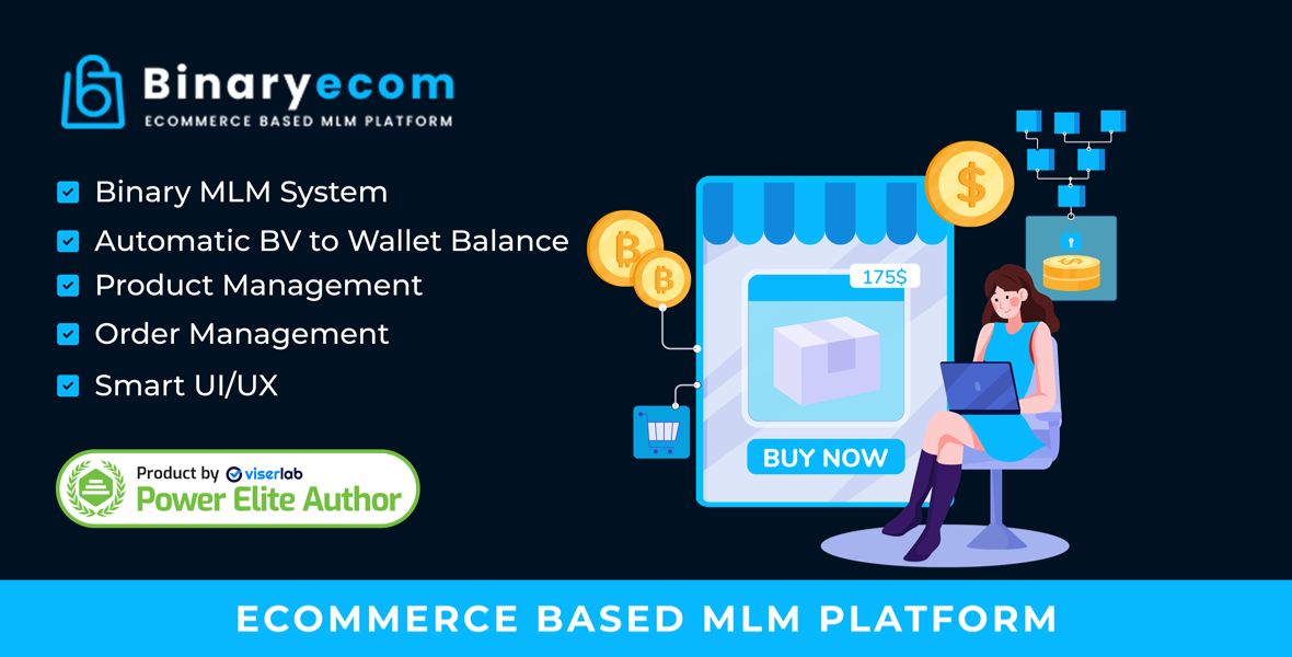 eCommerce Based MLM Platform Script - BinaryEcom